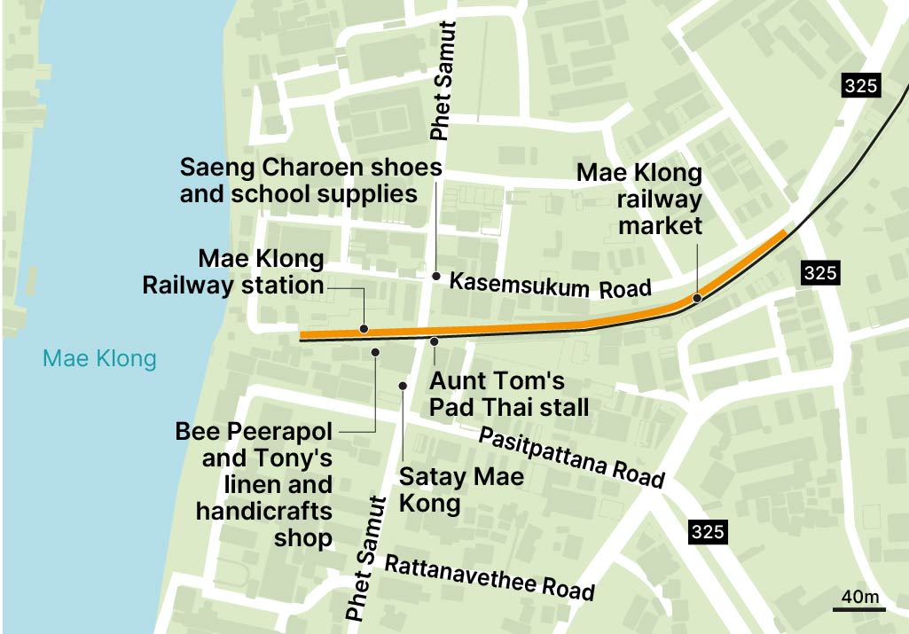 The market workers of Mae Klong